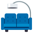 🛋 Couch and Lamp Emoji