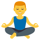 🧘‍♂️ Man in Lotus Position Emoji